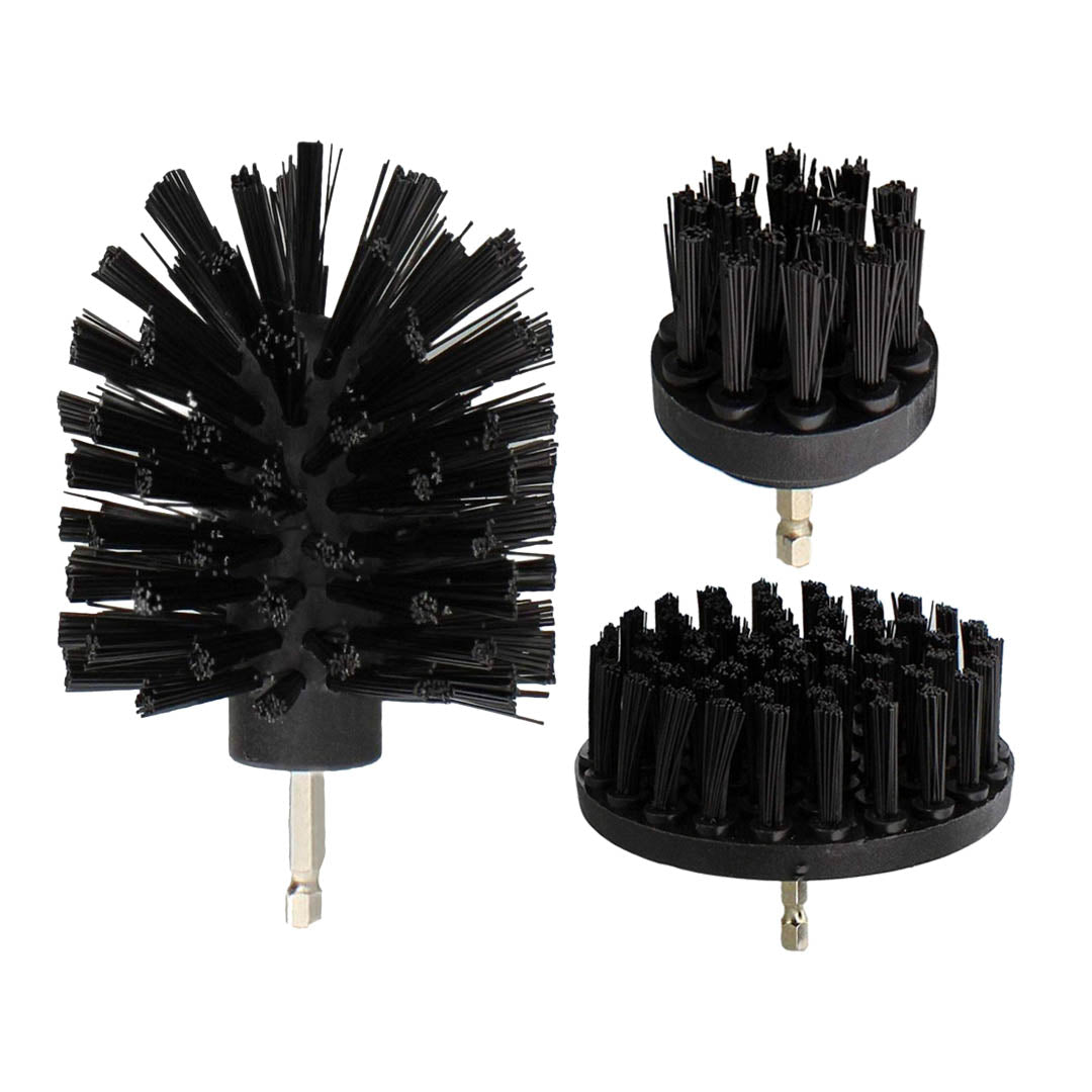 Drill brush 3-pack (HARD) – Scrubby